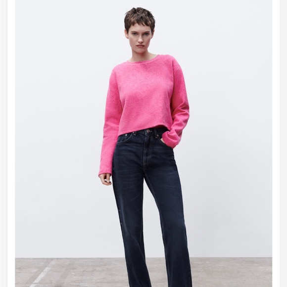 Zara | Sweaters | Zara Pink Sweater | Poshmark